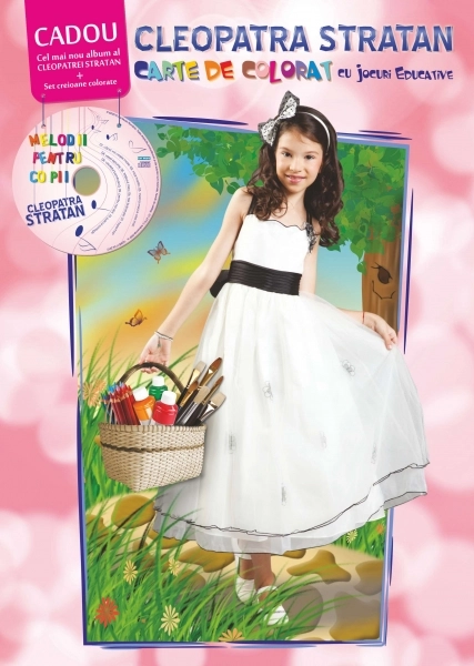 Cel mai nou album Cleopatra Stratan + Carte de colorat cu jocuri educative