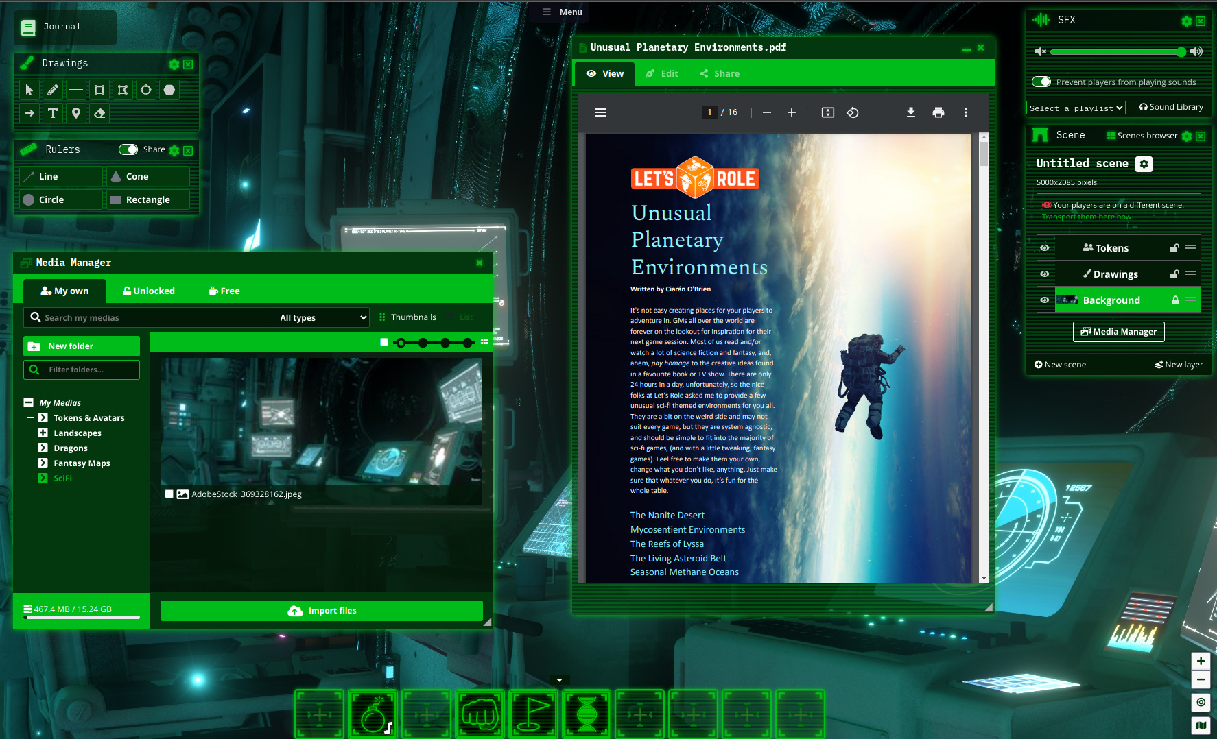HUD Table Skin + Icon Pack · Table skin · Let's Role
