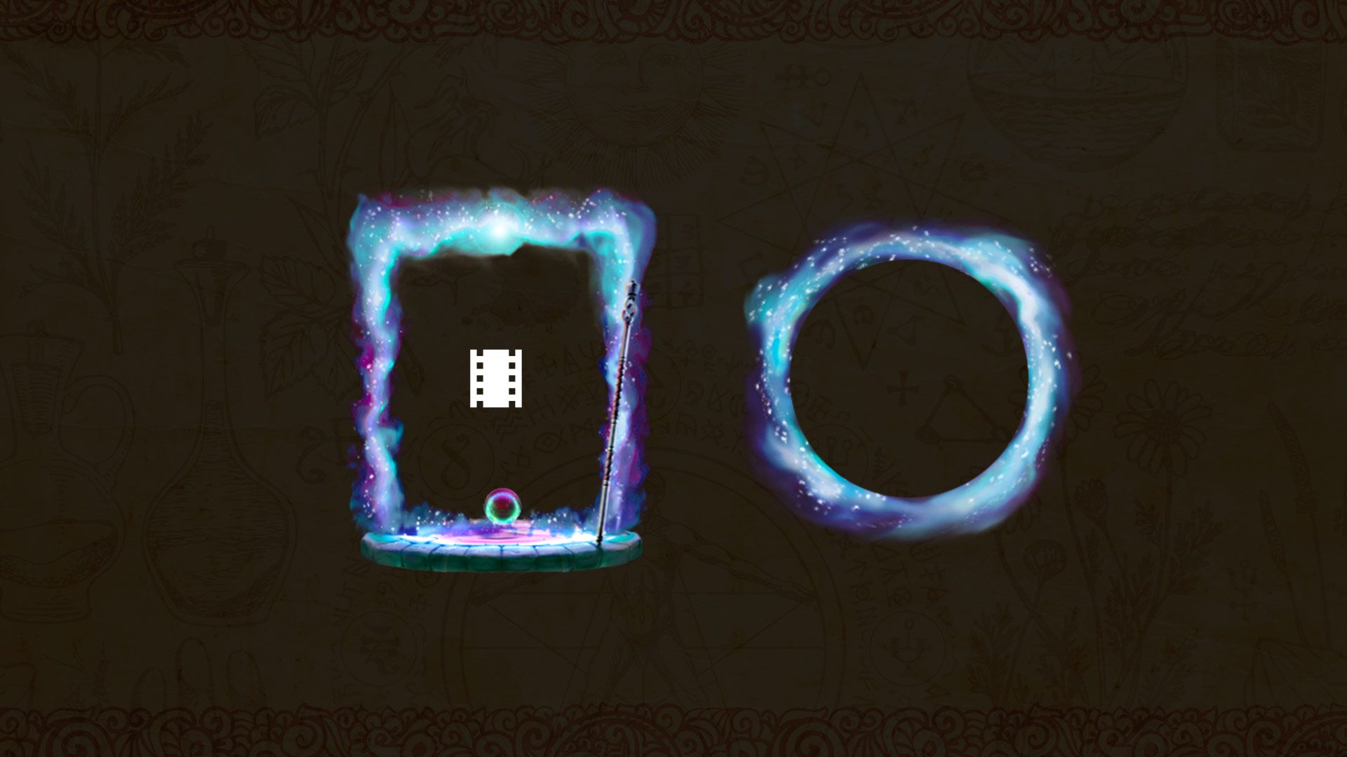 Sorcerer animated avatar and token frame · Frame · Let's Role