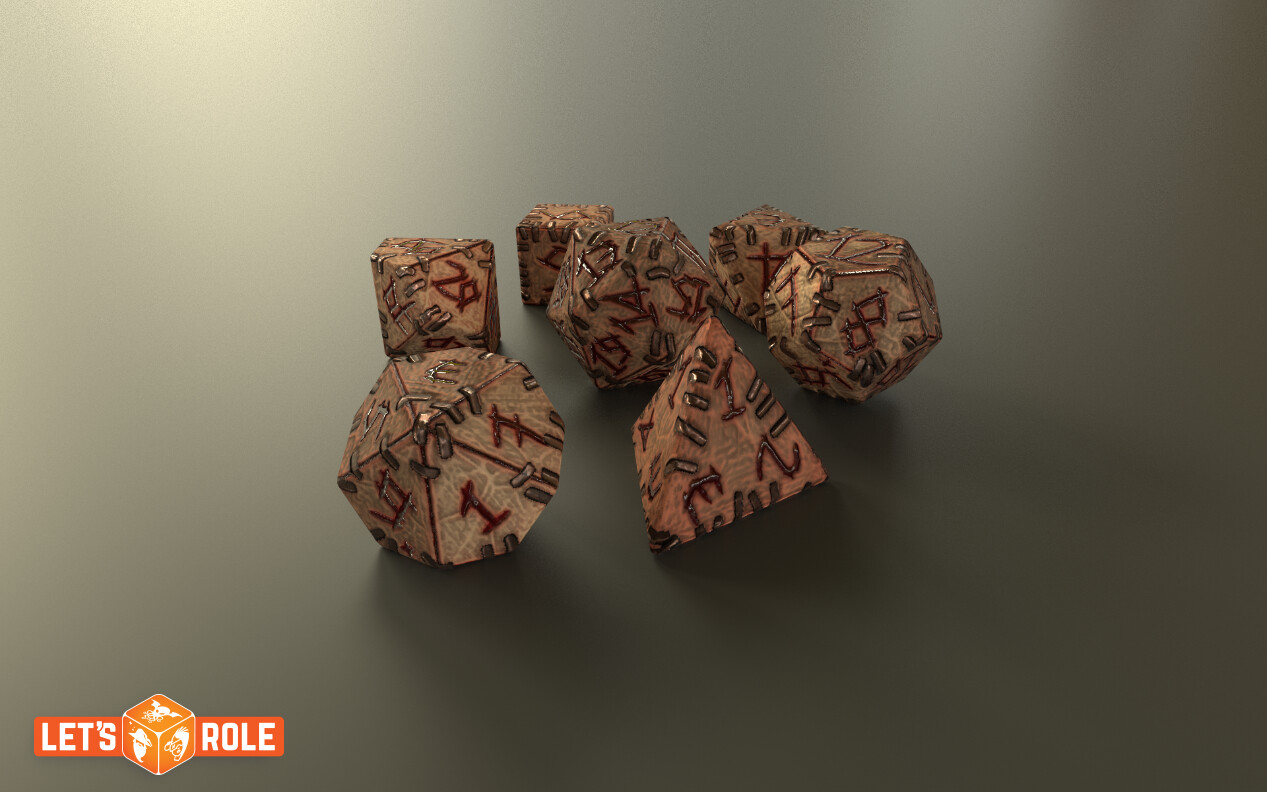 Horrific Flesh dice set · Dice · Let's Role