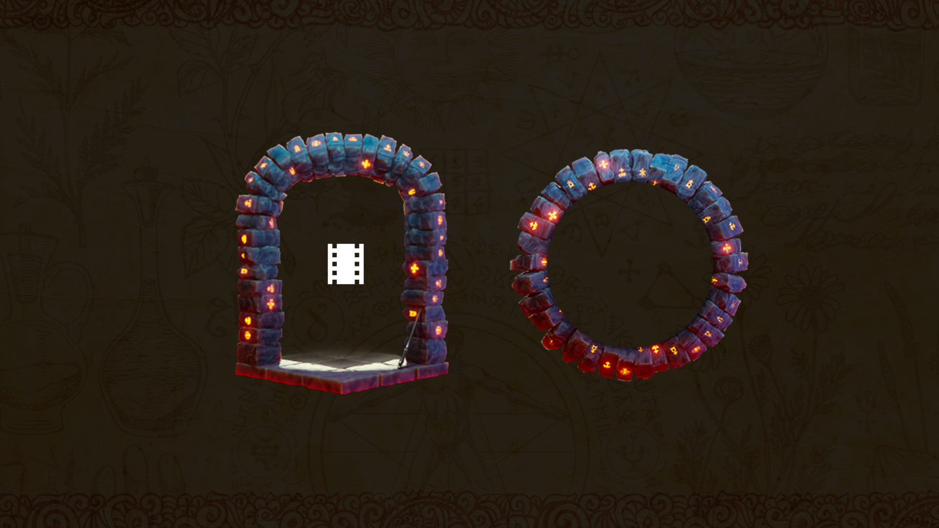 Warlock animated avatar and token frame · Frame · Let's Role