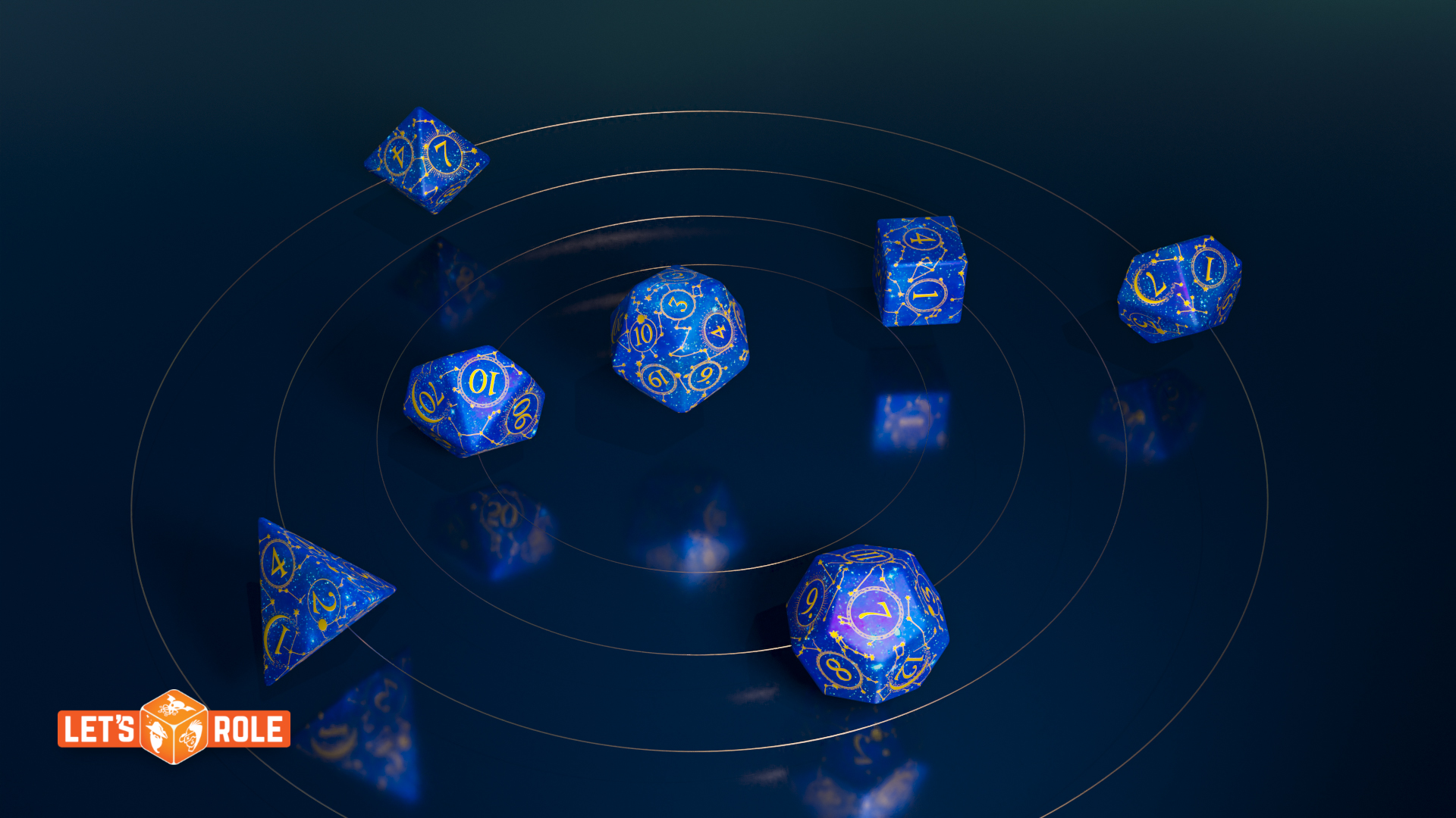 Oracle dice set · Dice · Let's Role