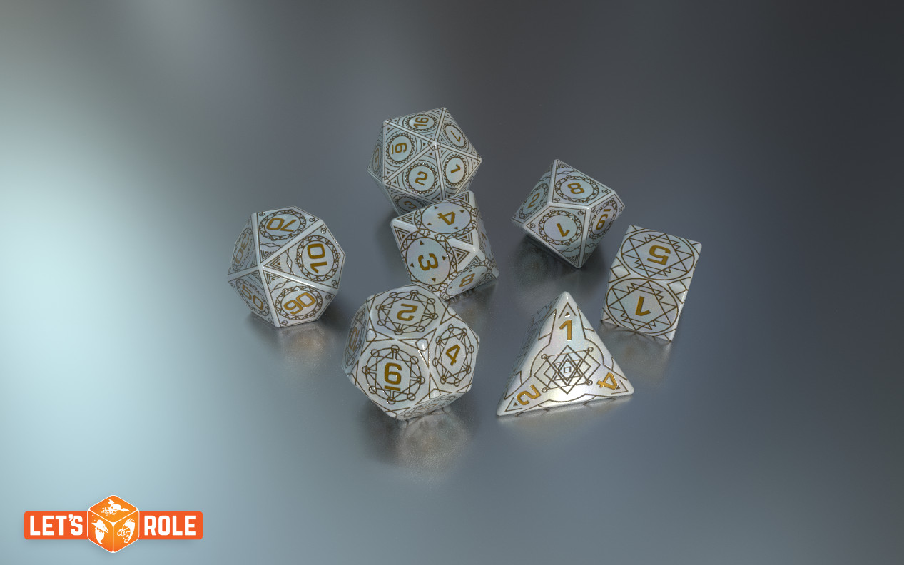 The Blessed Dice Set · Dice · Let's Role