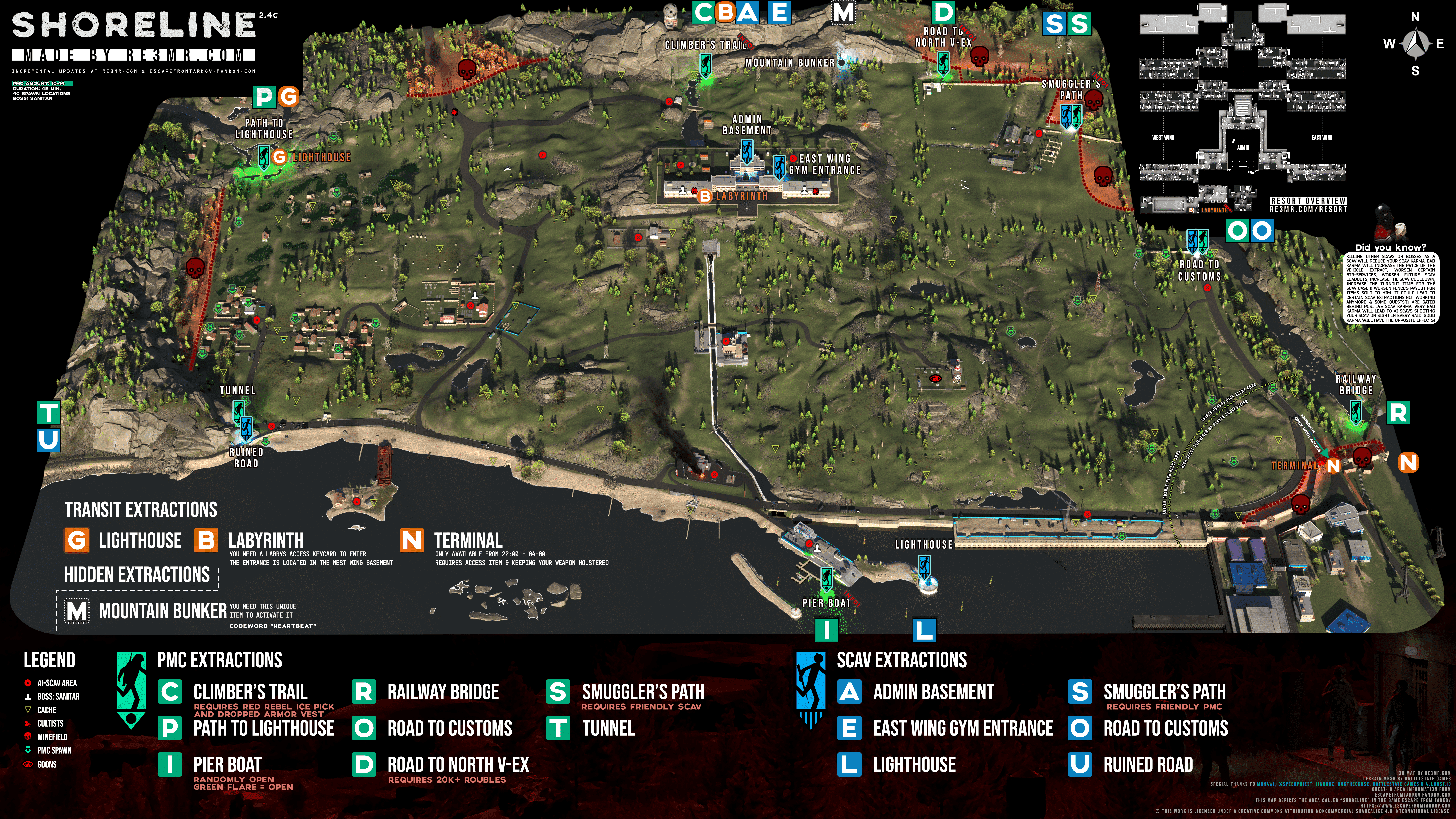 Escape from Tarkov Map — Interactive Map (RE3MR) - Mr. Souer